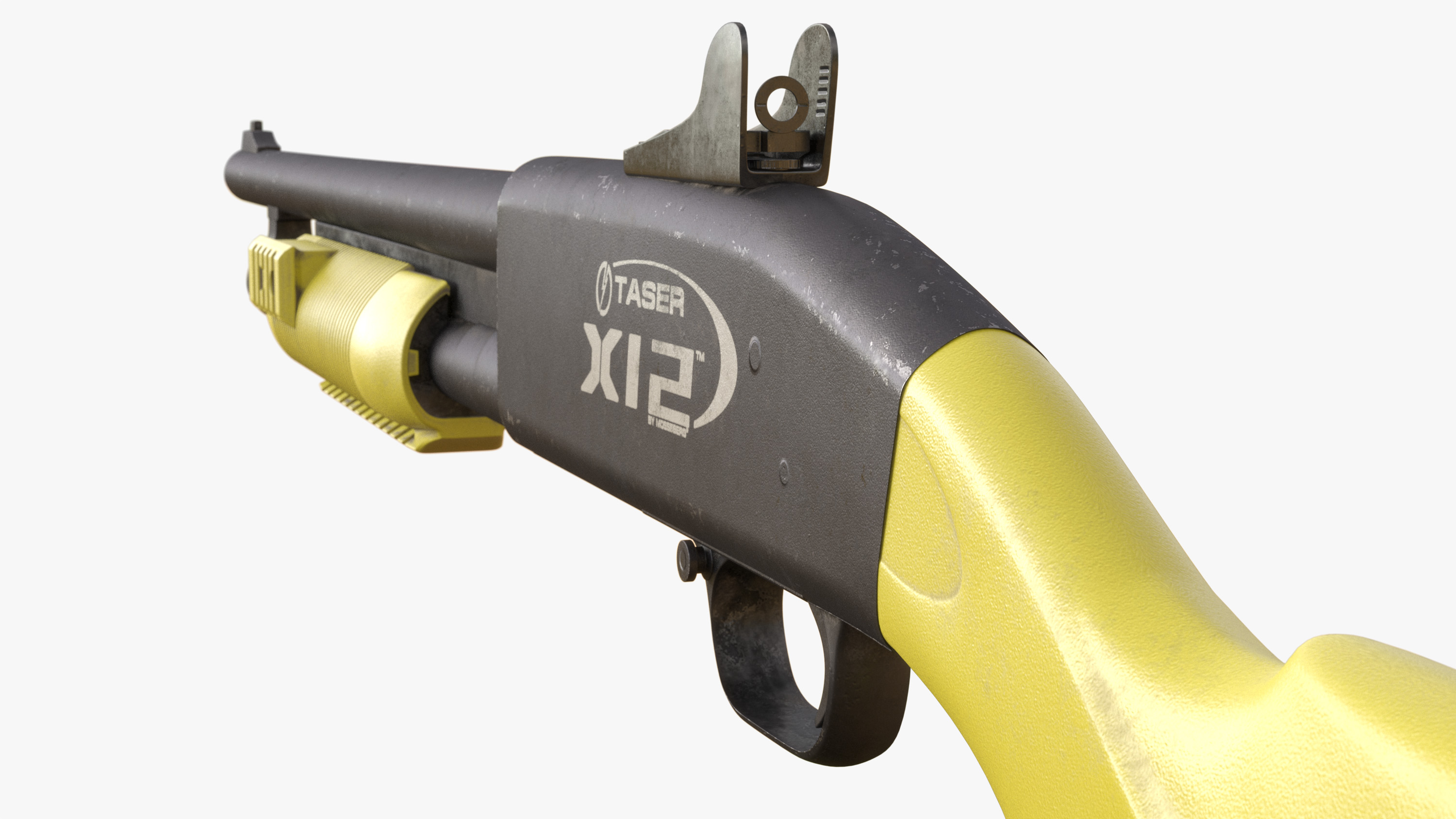 Taser X12 Mossberg 500 霰弹枪3D模型 - TurboSquid 1609770