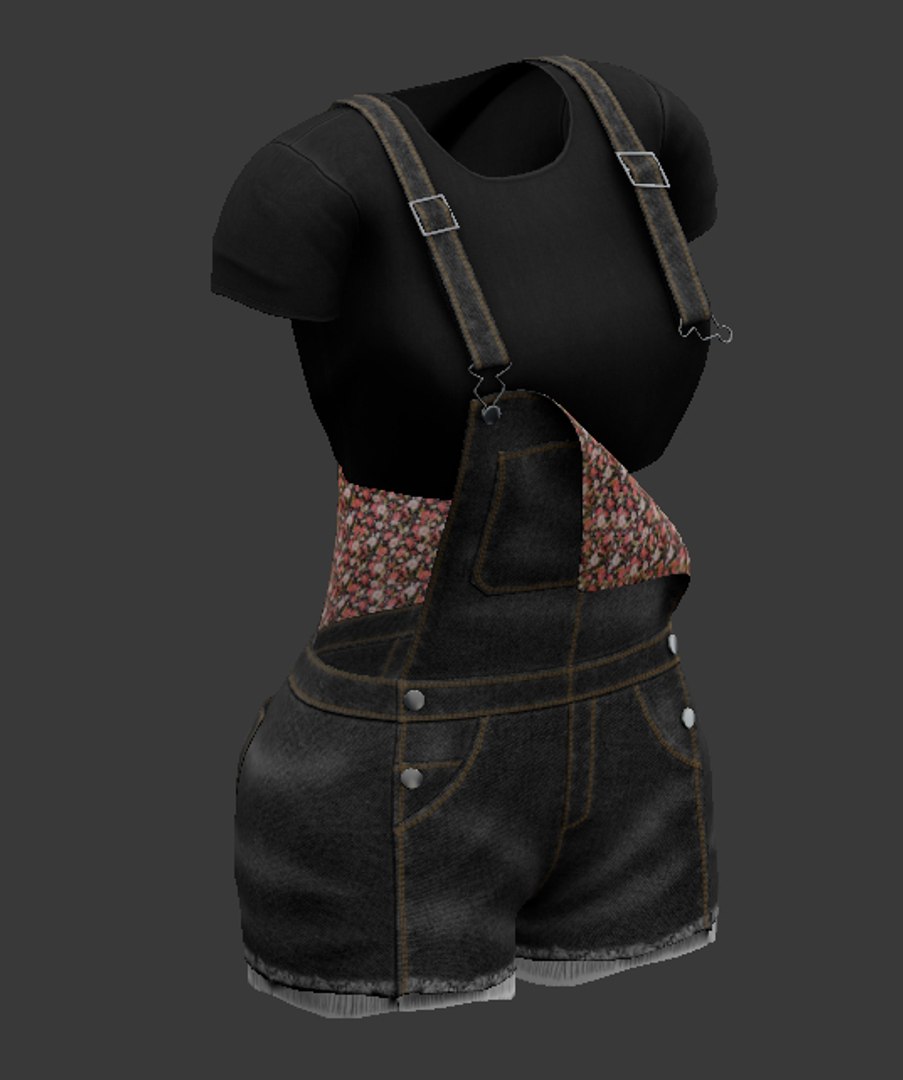 3D Model Jumpsuit Set - TurboSquid 1156077