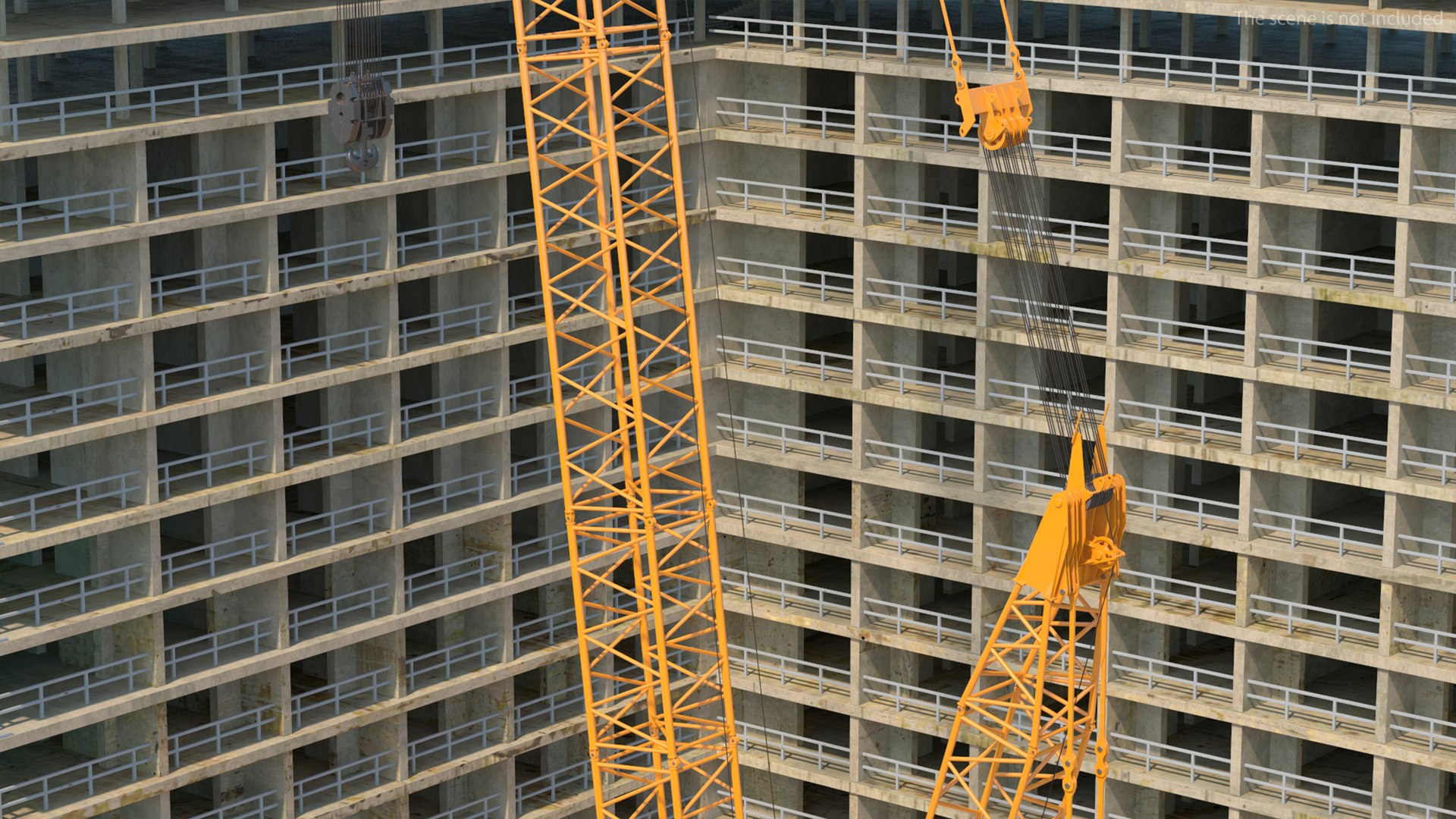 Heavy Lifting Crawler Crane Yellow Rigged 3D Model - TurboSquid 2302659