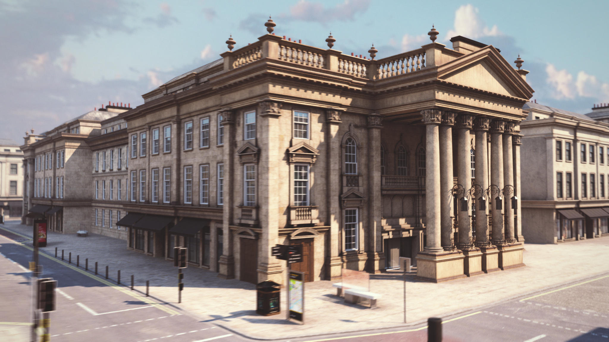 modelo 3d Texturas PBR 4K de la ciudad de Newcastle - TurboSquid 1718315
