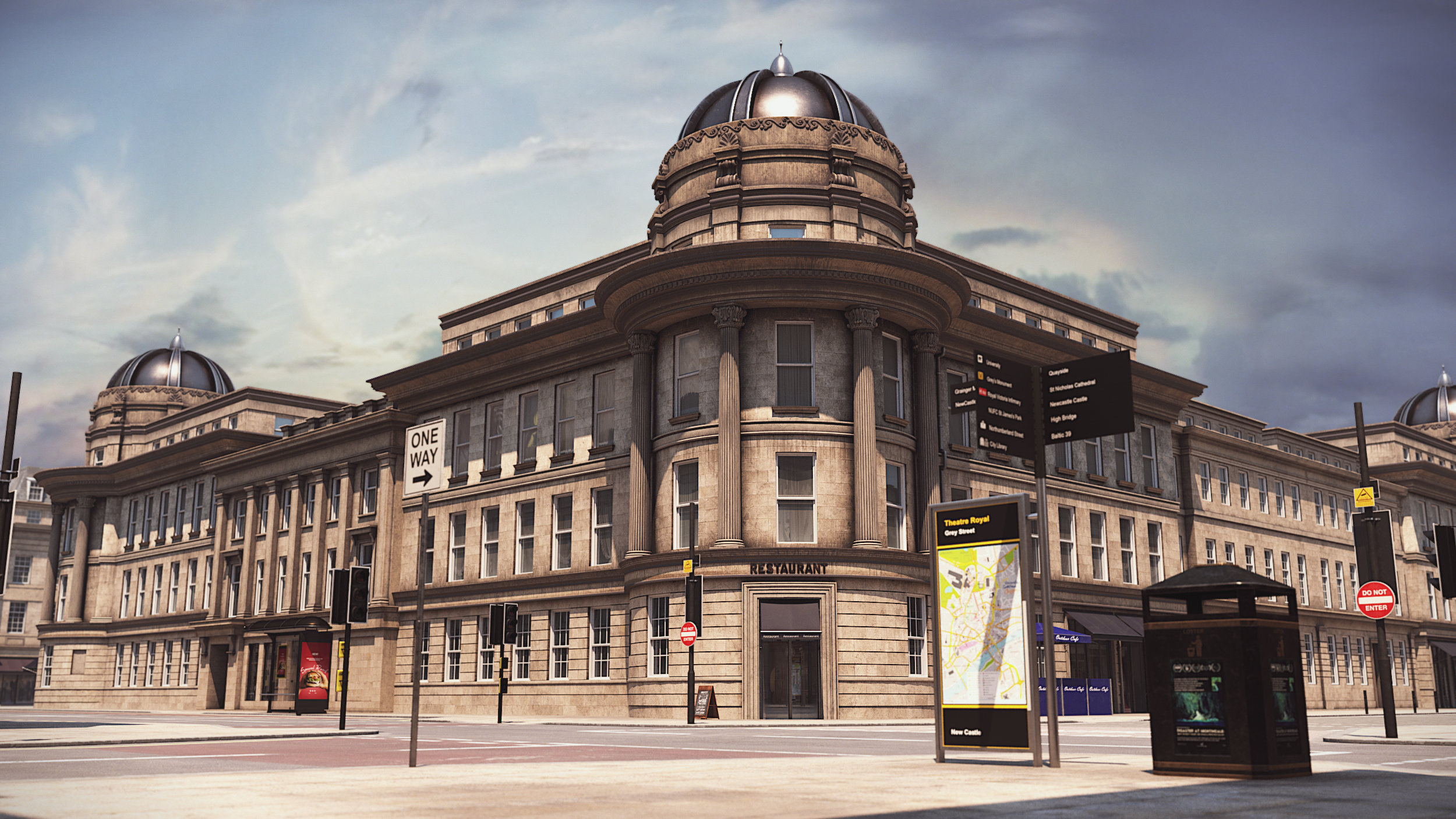 modelo 3d Texturas PBR 4K de la ciudad de Newcastle - TurboSquid 1718315