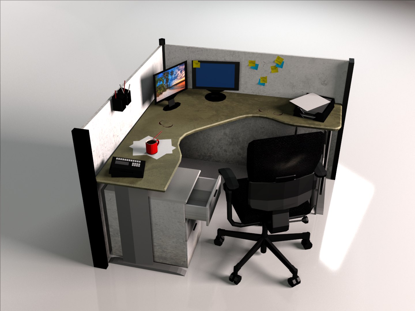 Office 3d Model
