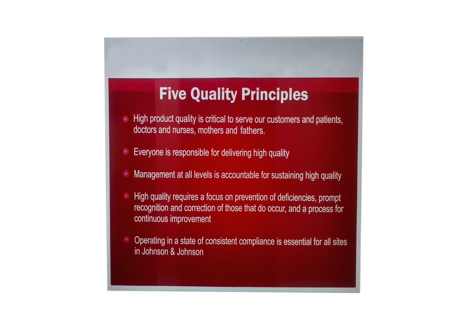 Five Quality Principle Poster 3D Model - TurboSquid 2172884
