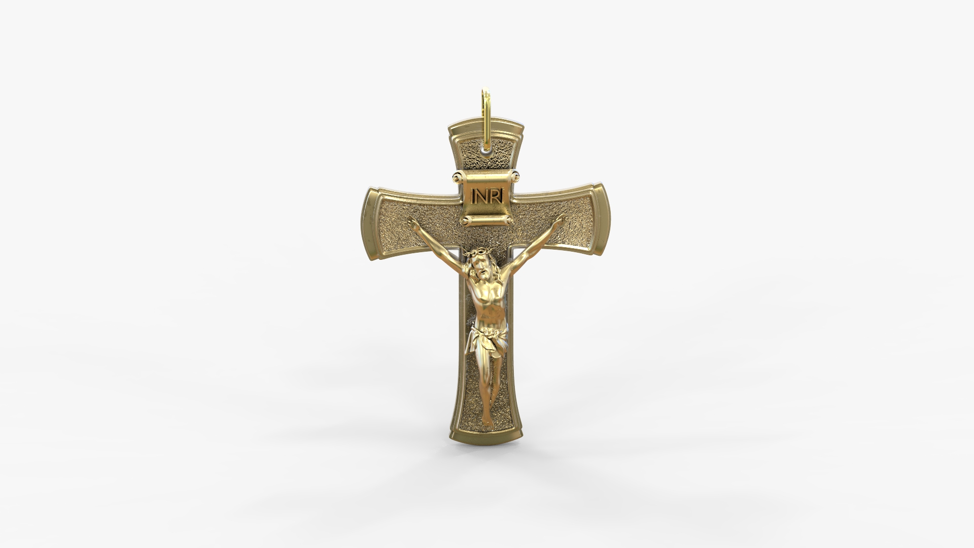 Jesus Crucifix Pendant 3D Model - TurboSquid 1843522
