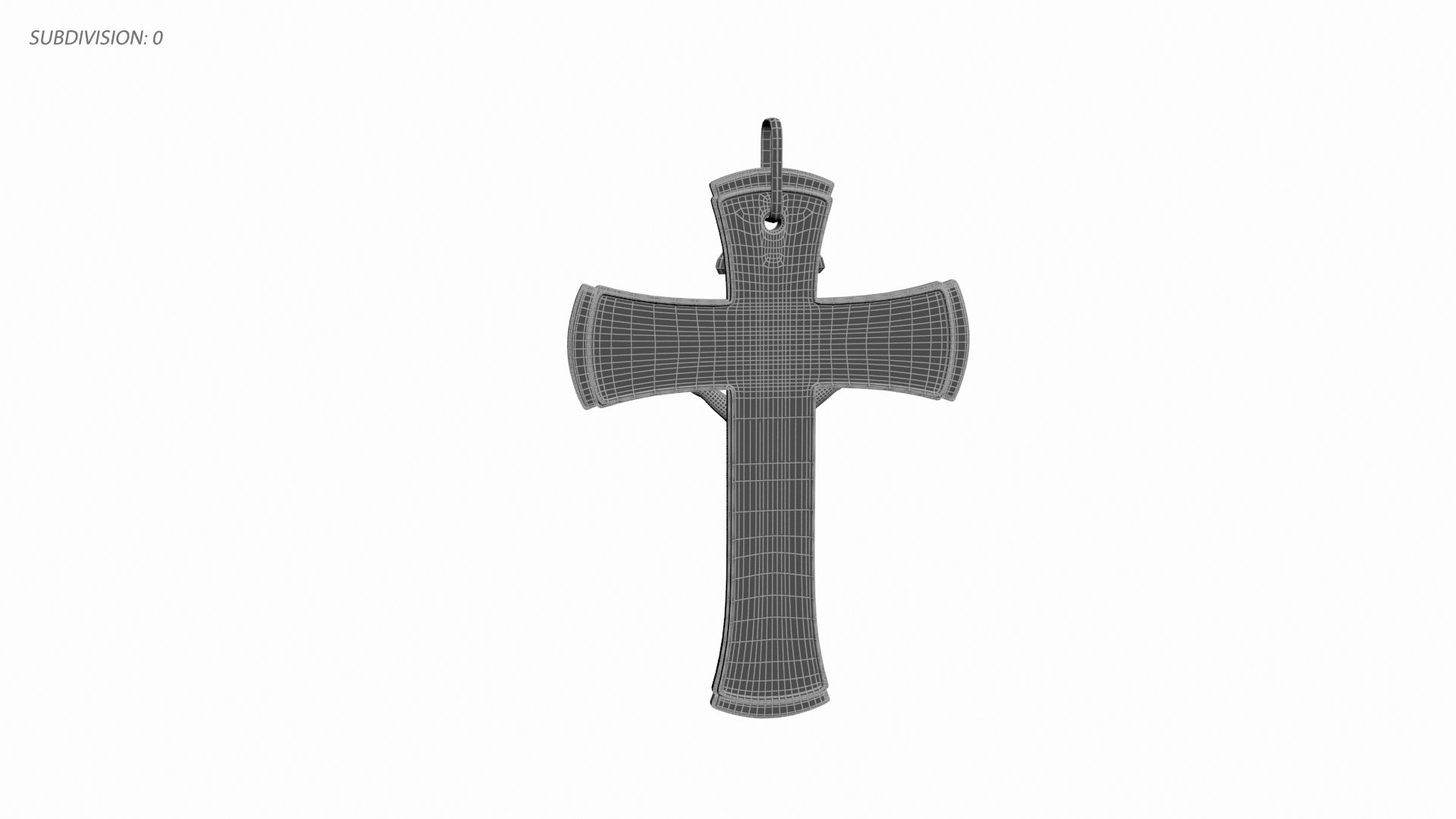 Jesus Crucifix Pendant 3D Model - TurboSquid 1843522