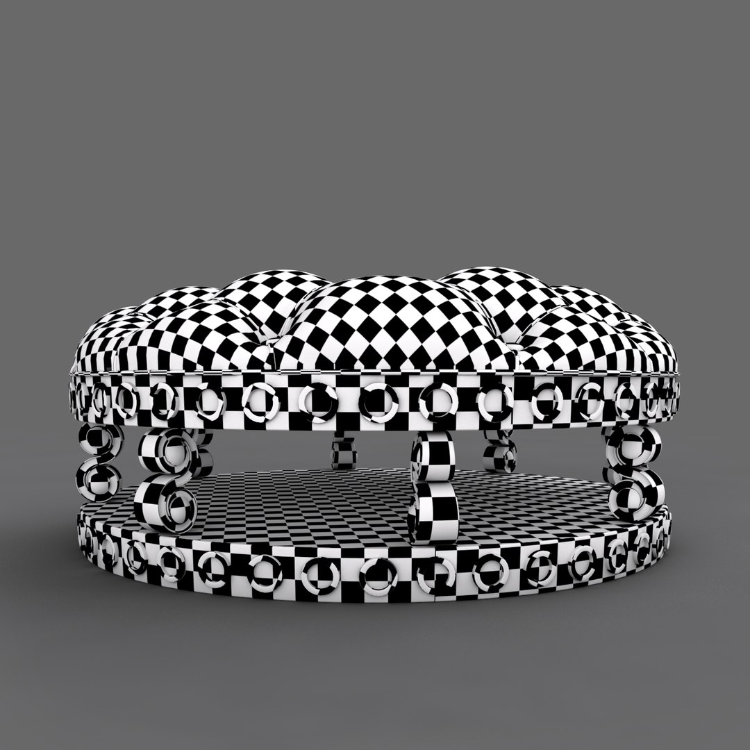 Classic Foot Rest 3D Model - TurboSquid 1398767