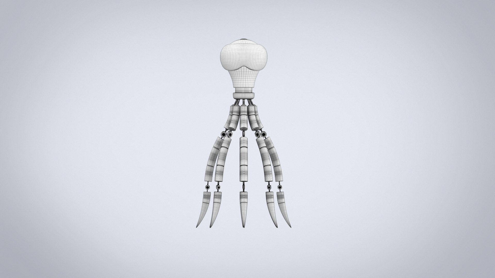 Octopus sci-fi model - TurboSquid 2088266