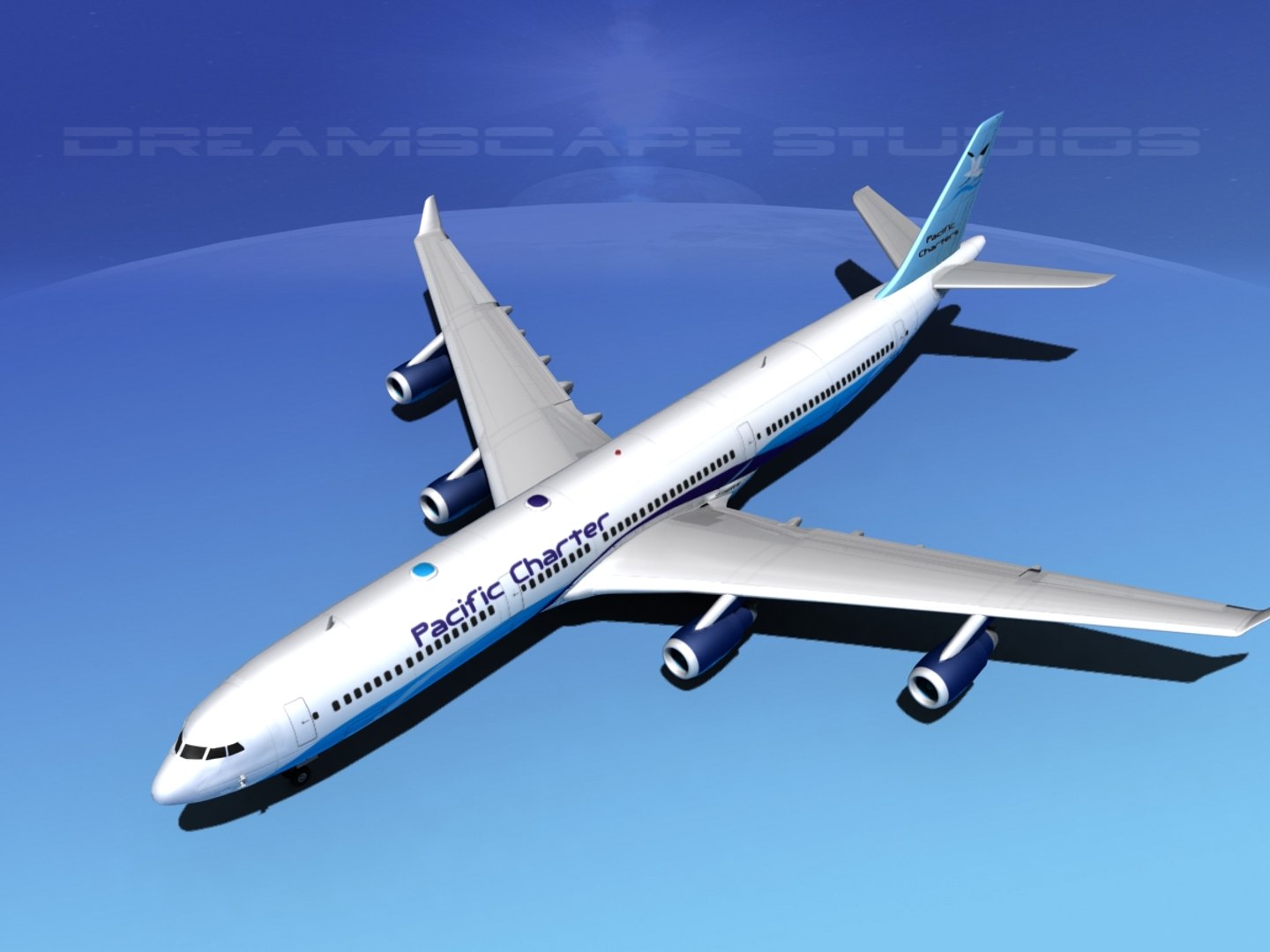 Airline A340-600 Airbus A340 Dxf