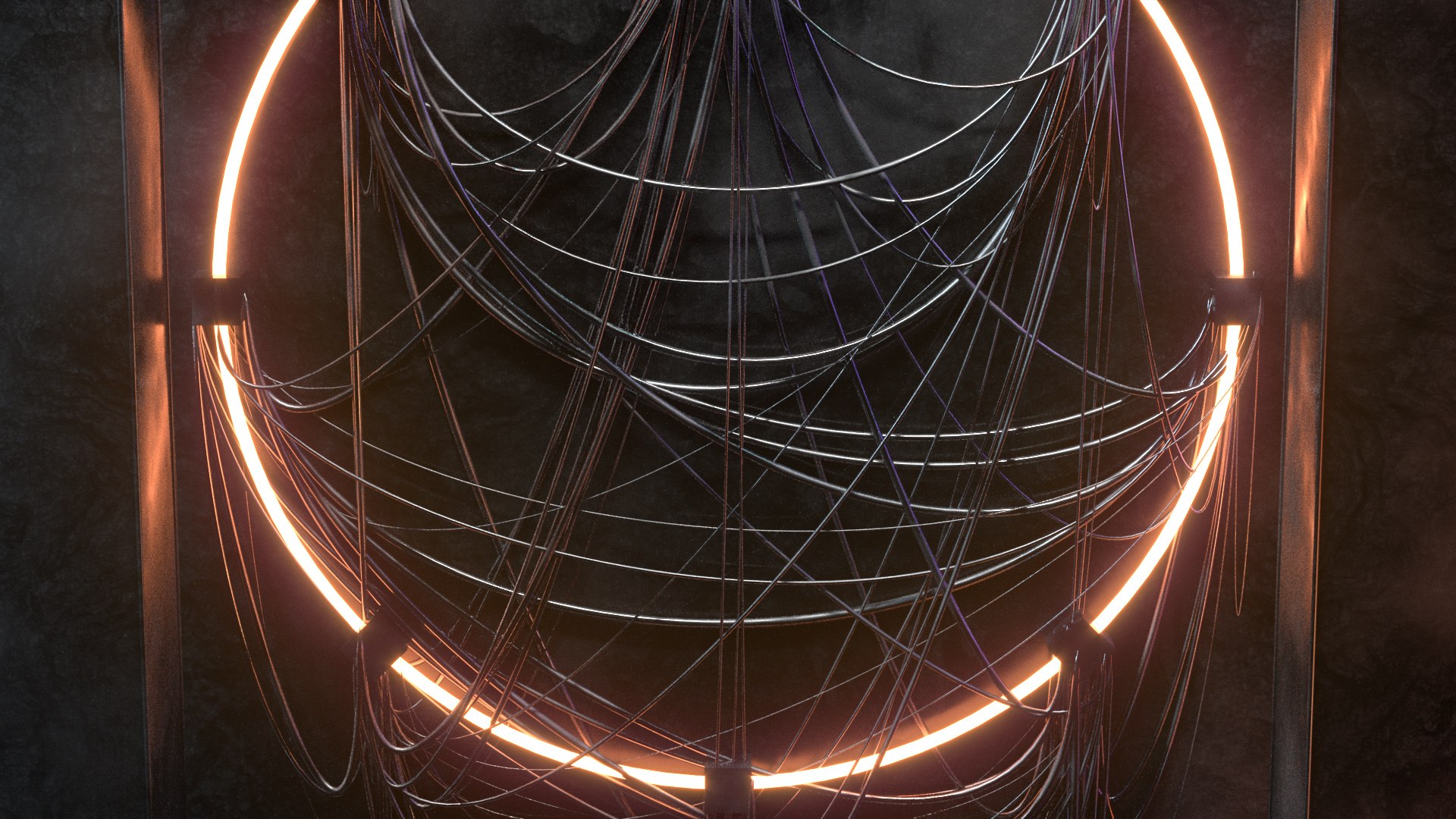 3D Gothic Dark Tech Environment - TurboSquid 2039295