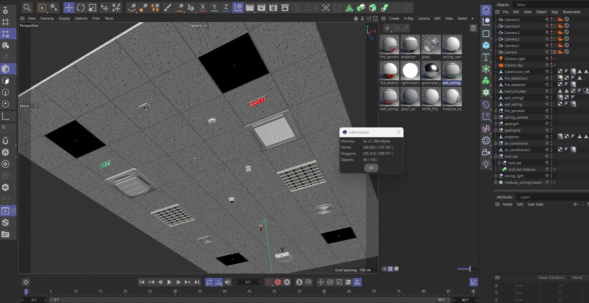 3D Modular Ceiling Collection 3D Model - TurboSquid 2508395