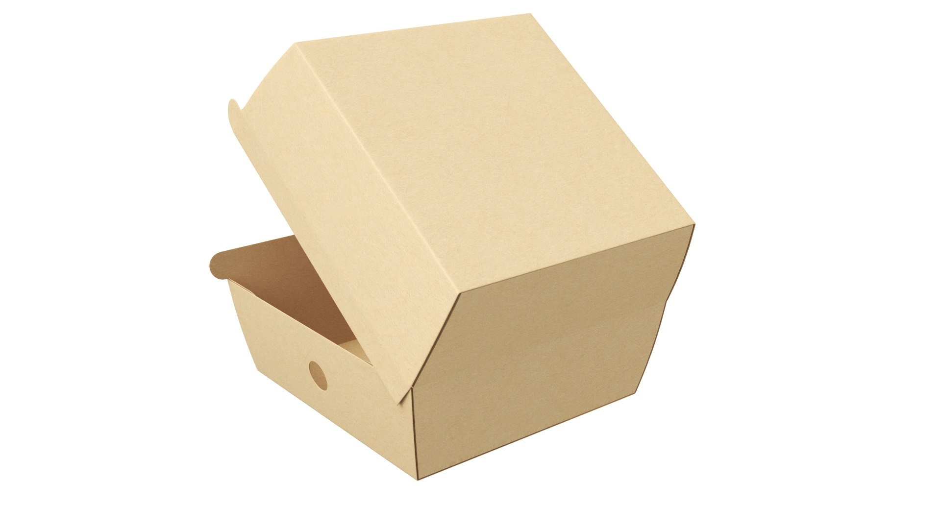 3D Detailed Burger Boxes Opened And Closed Model - TurboSquid 2199245