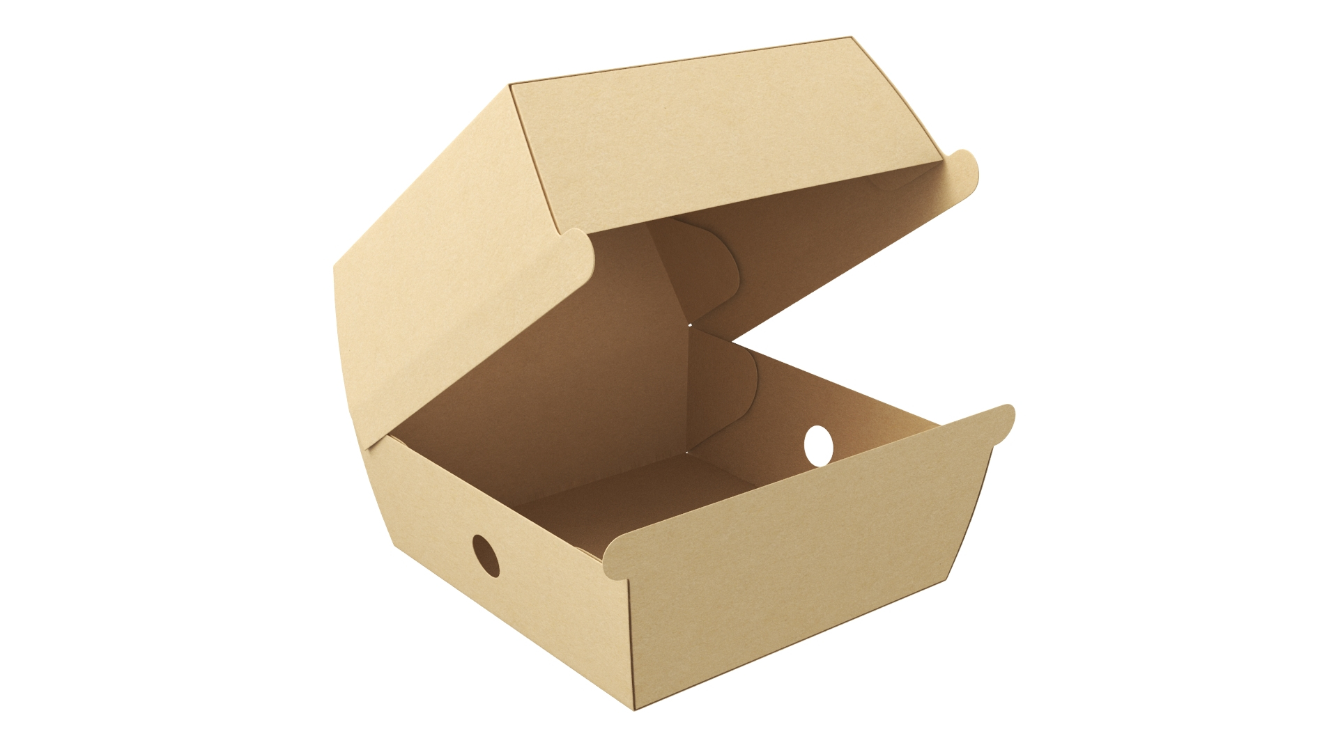 3D Detailed Burger Boxes Opened And Closed Model - TurboSquid 2199245