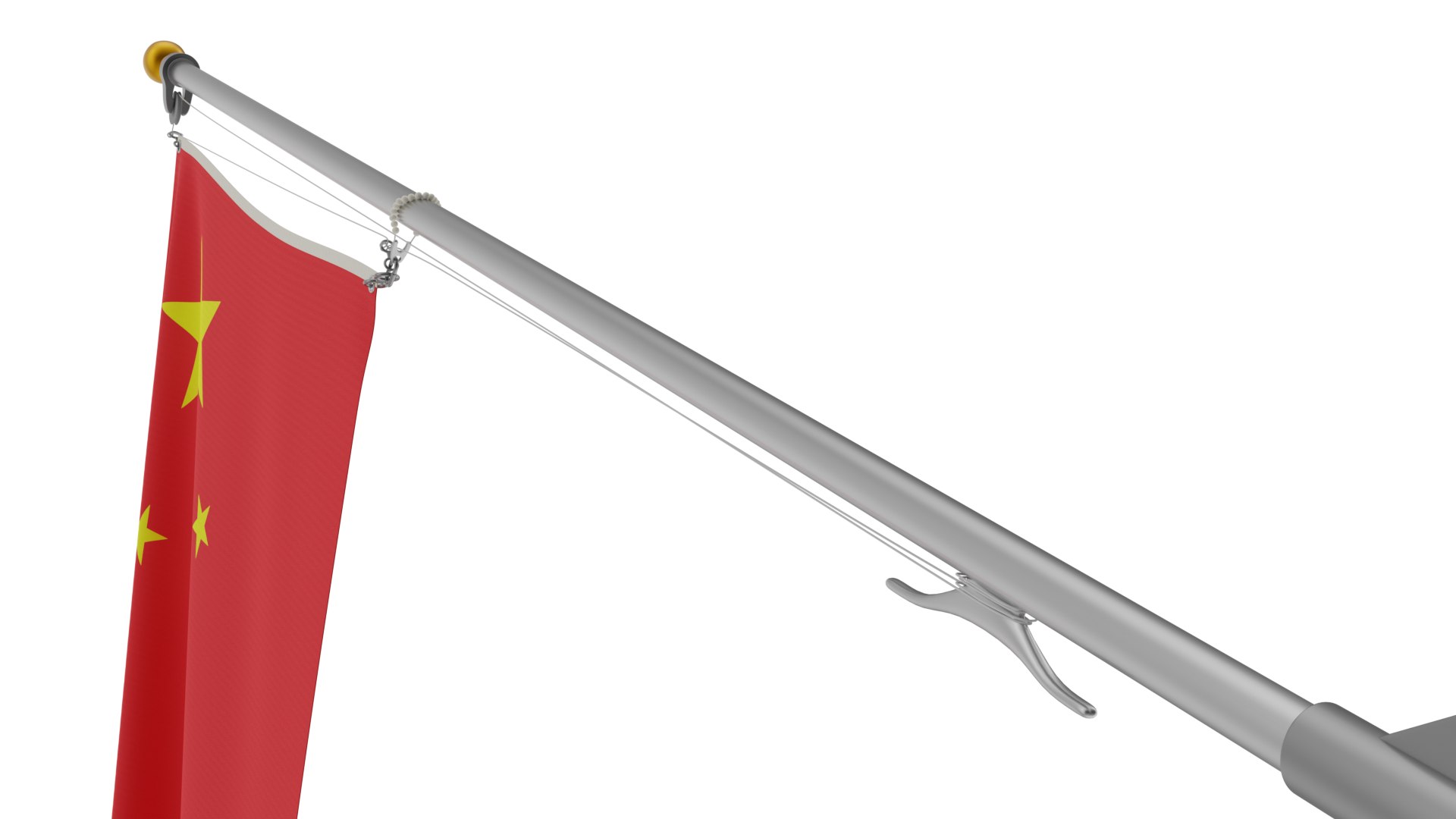 Wall Flag China T2 3D Model - TurboSquid 2228122