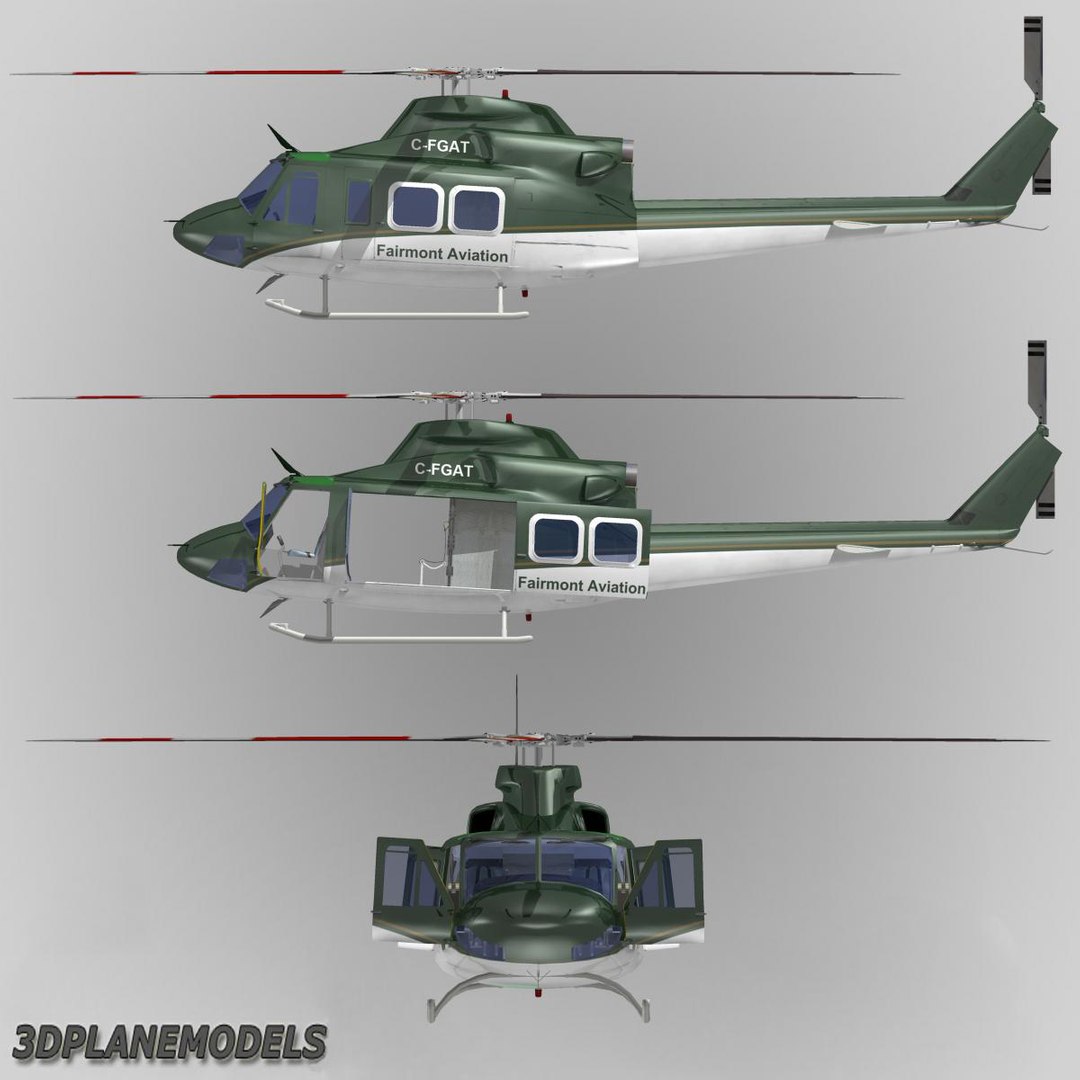 Bell 412 3d 3ds