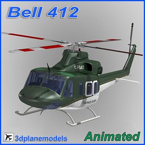 Bell 412 3D Models for Download | TurboSquid