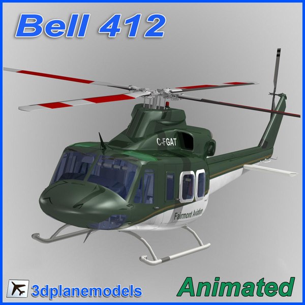 bell 412 3d 3ds