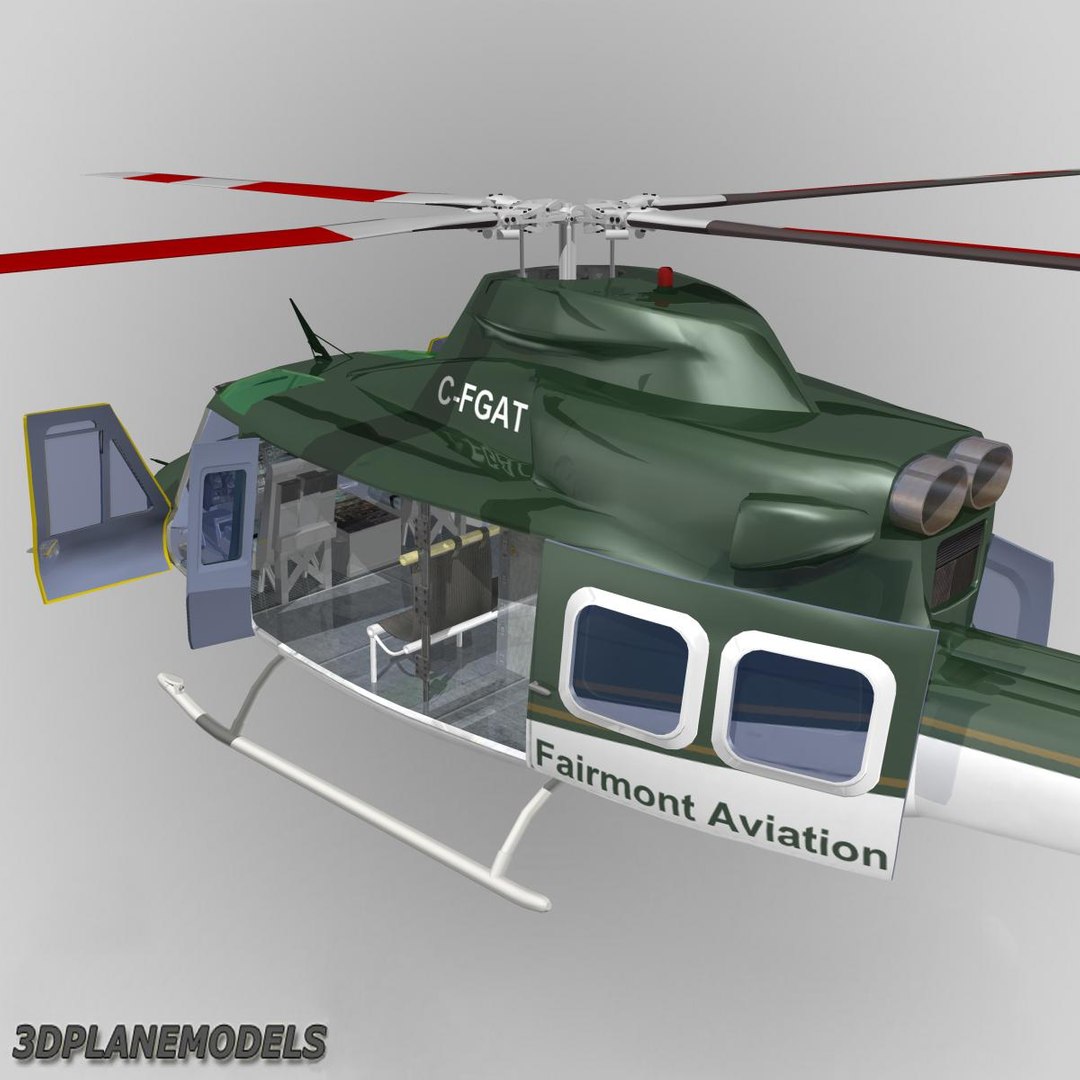 Bell 412 3d 3ds
