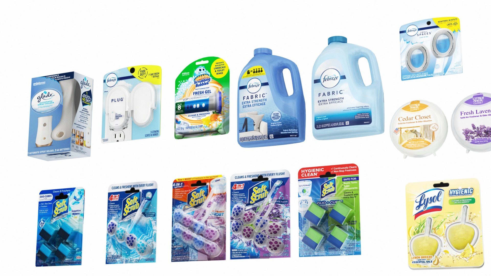 212 Units Celaning Products Collection 3D Model - TurboSquid 2294632