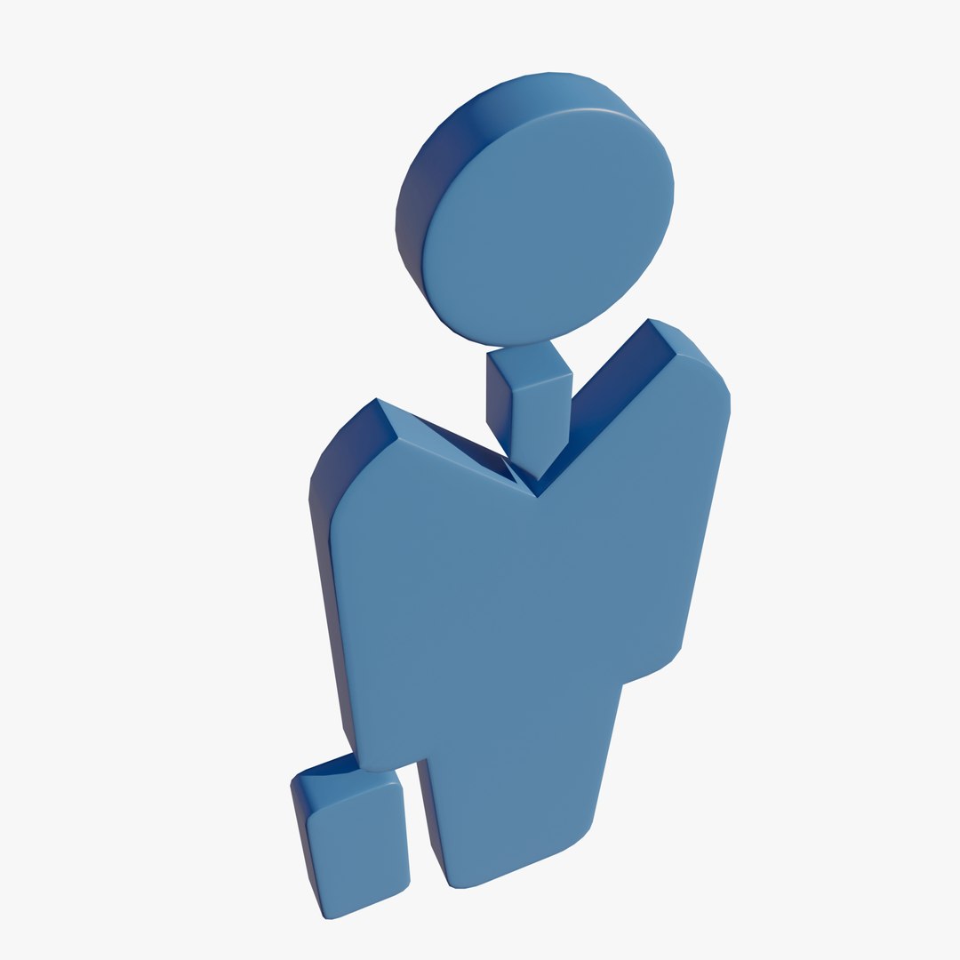 Free Sign Officeman 3D Model - TurboSquid 2081954