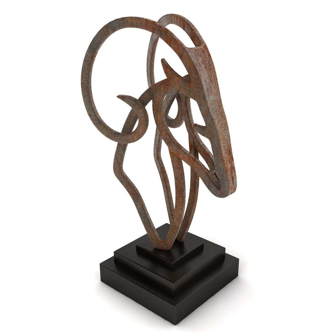 ram sculpture metal 3d max