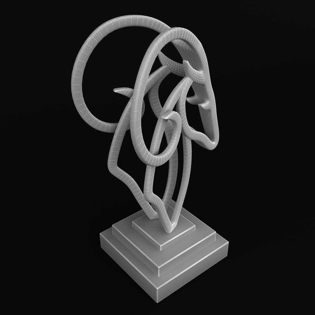 ram sculpture metal 3d max