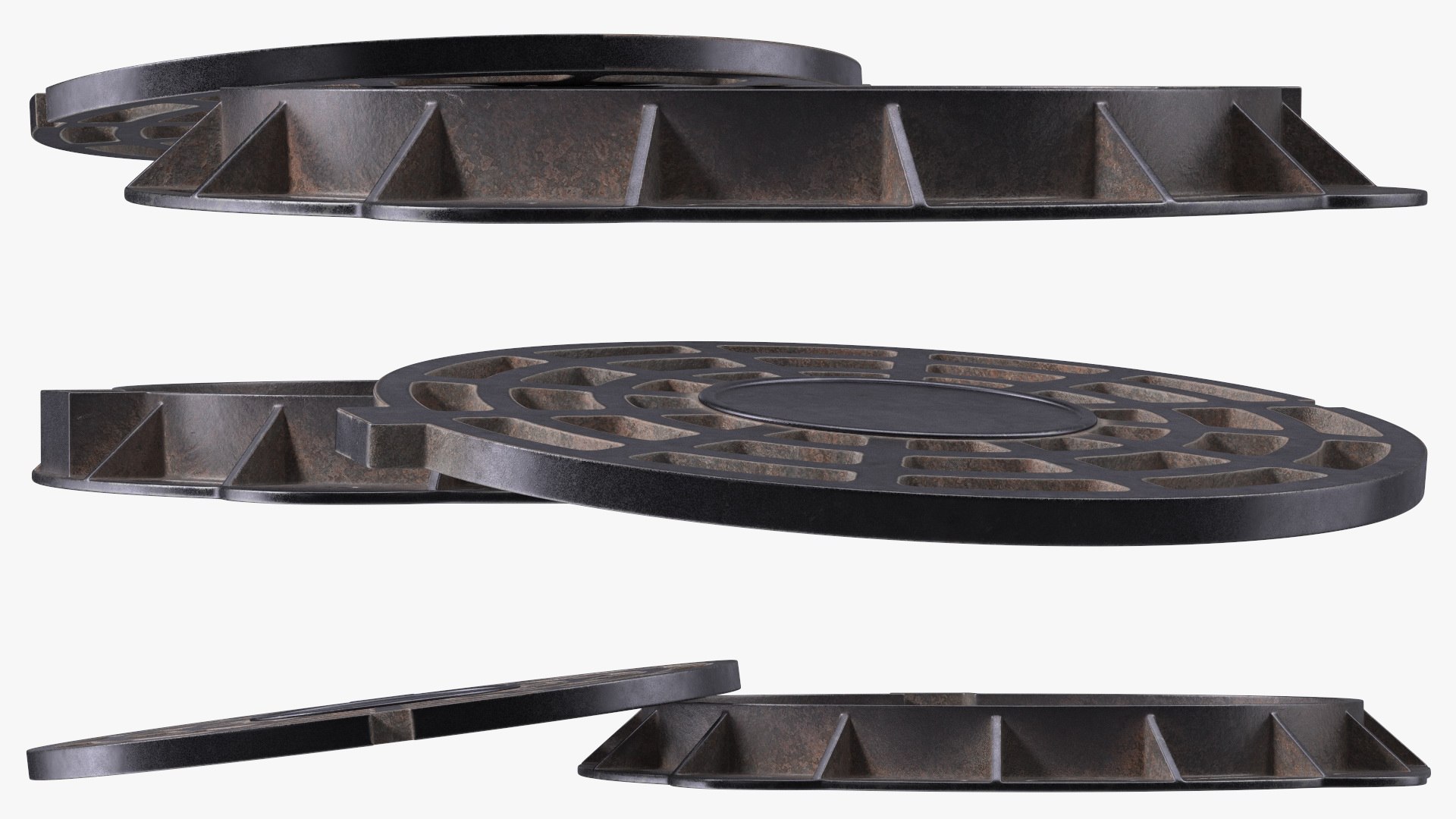 Old Metal Drain Lid 3D model - TurboSquid 1961421