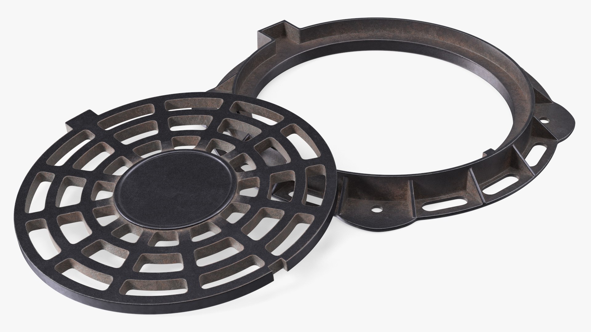Old Metal Drain Lid 3D model - TurboSquid 1961421