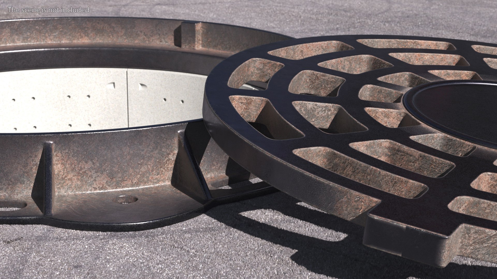 Old Metal Drain Lid 3D model - TurboSquid 1961421