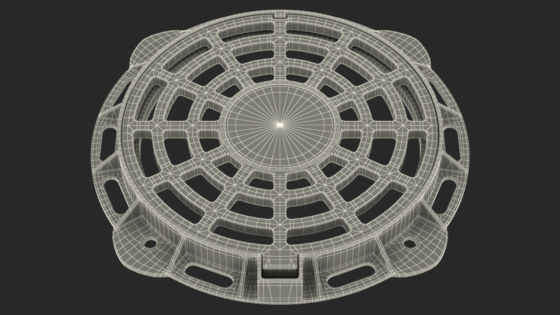 Old Metal Drain Lid 3D model - TurboSquid 1961421