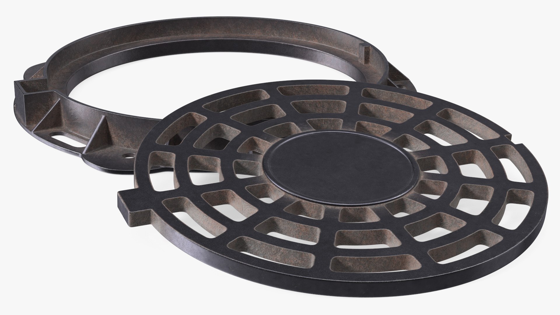 Old Metal Drain Lid 3D model - TurboSquid 1961421