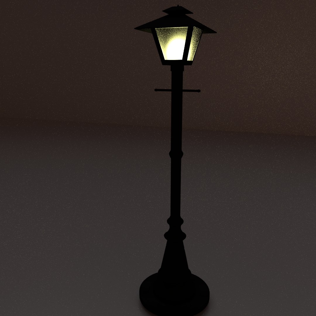 Light Post 3d Model