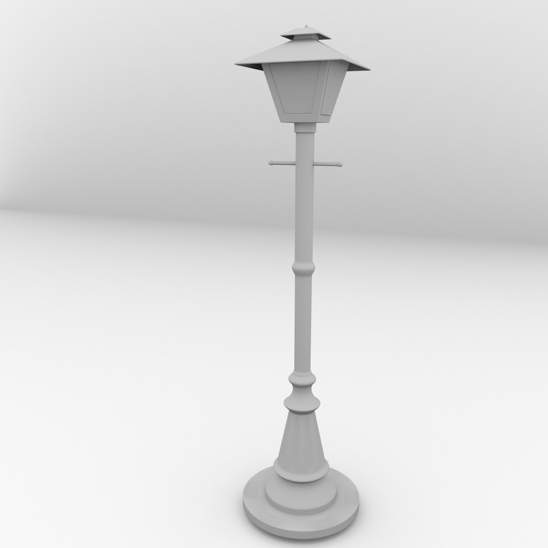 Light Post 3d Model