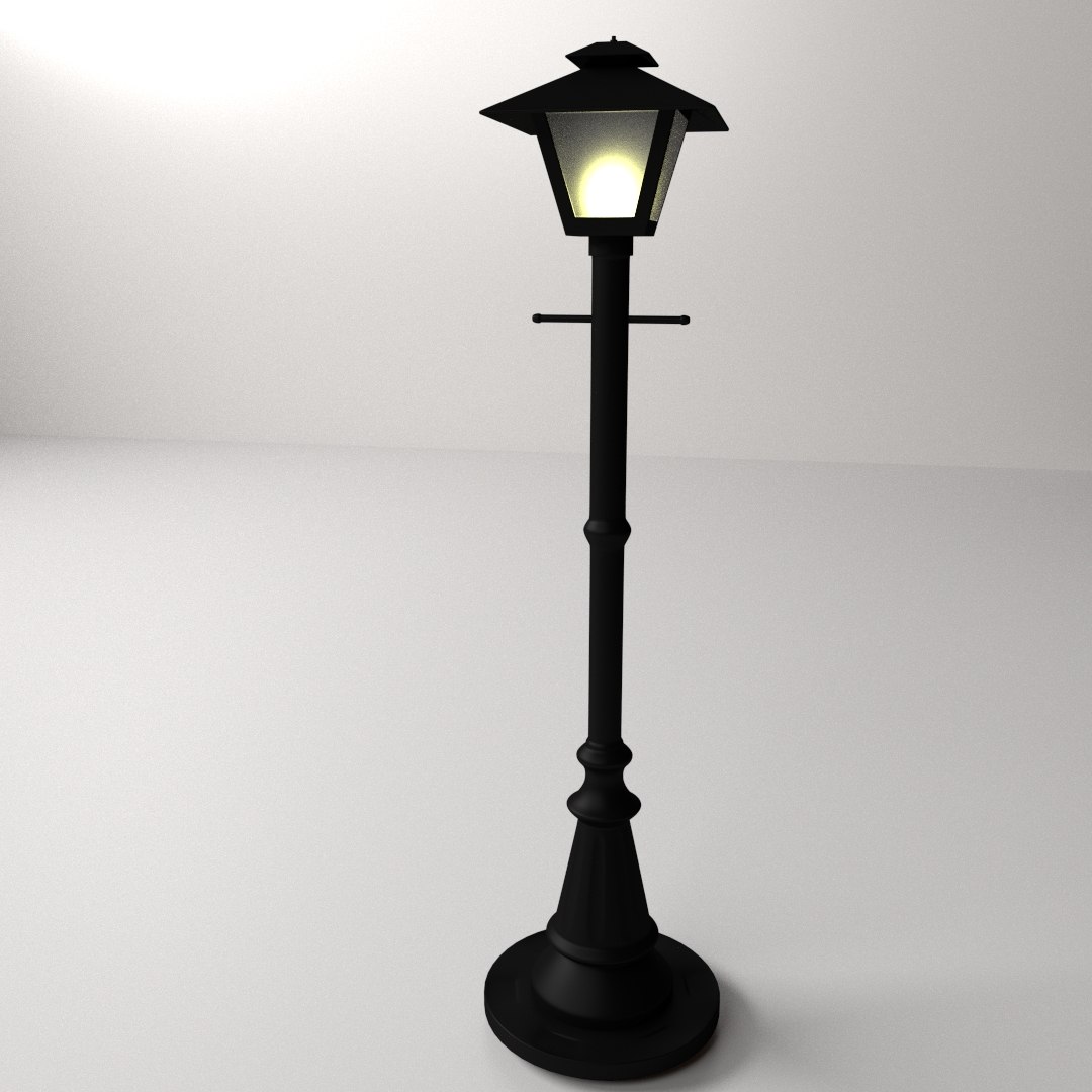 Light Post 3d Model