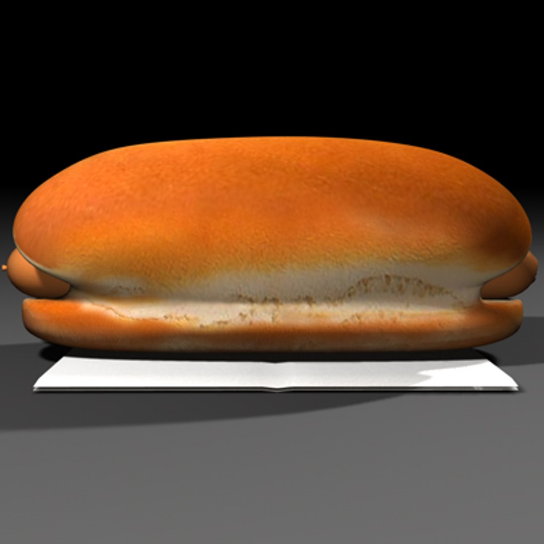 3d Hot Dog Model