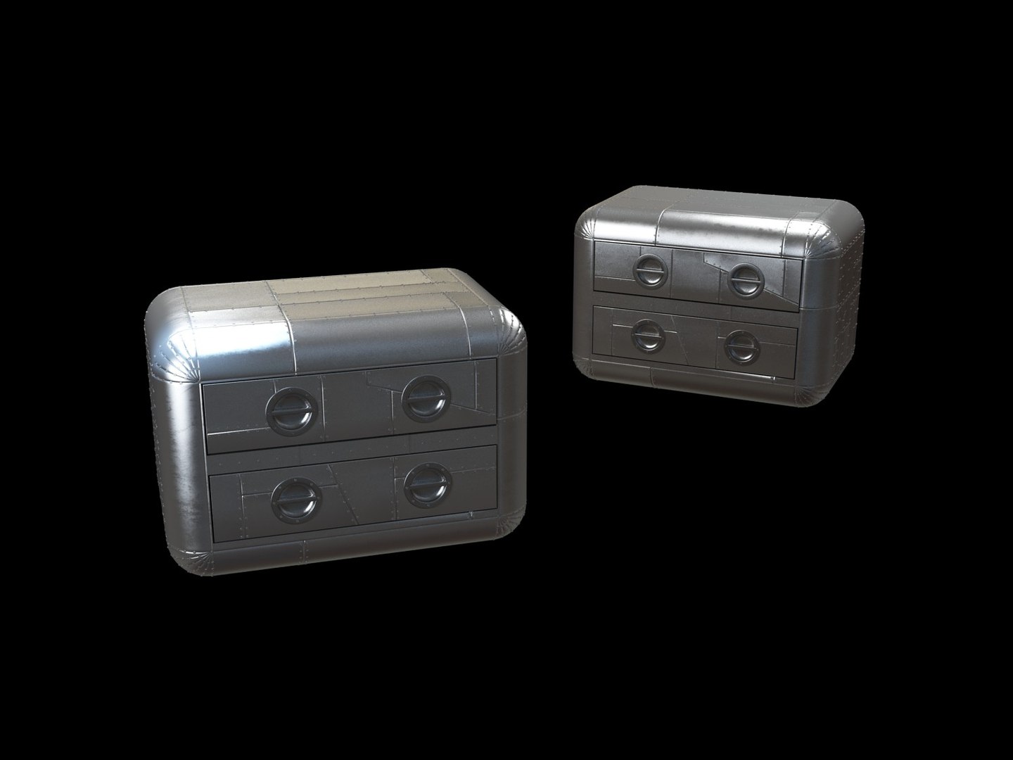 Blackhawk-40-chest 3d Model