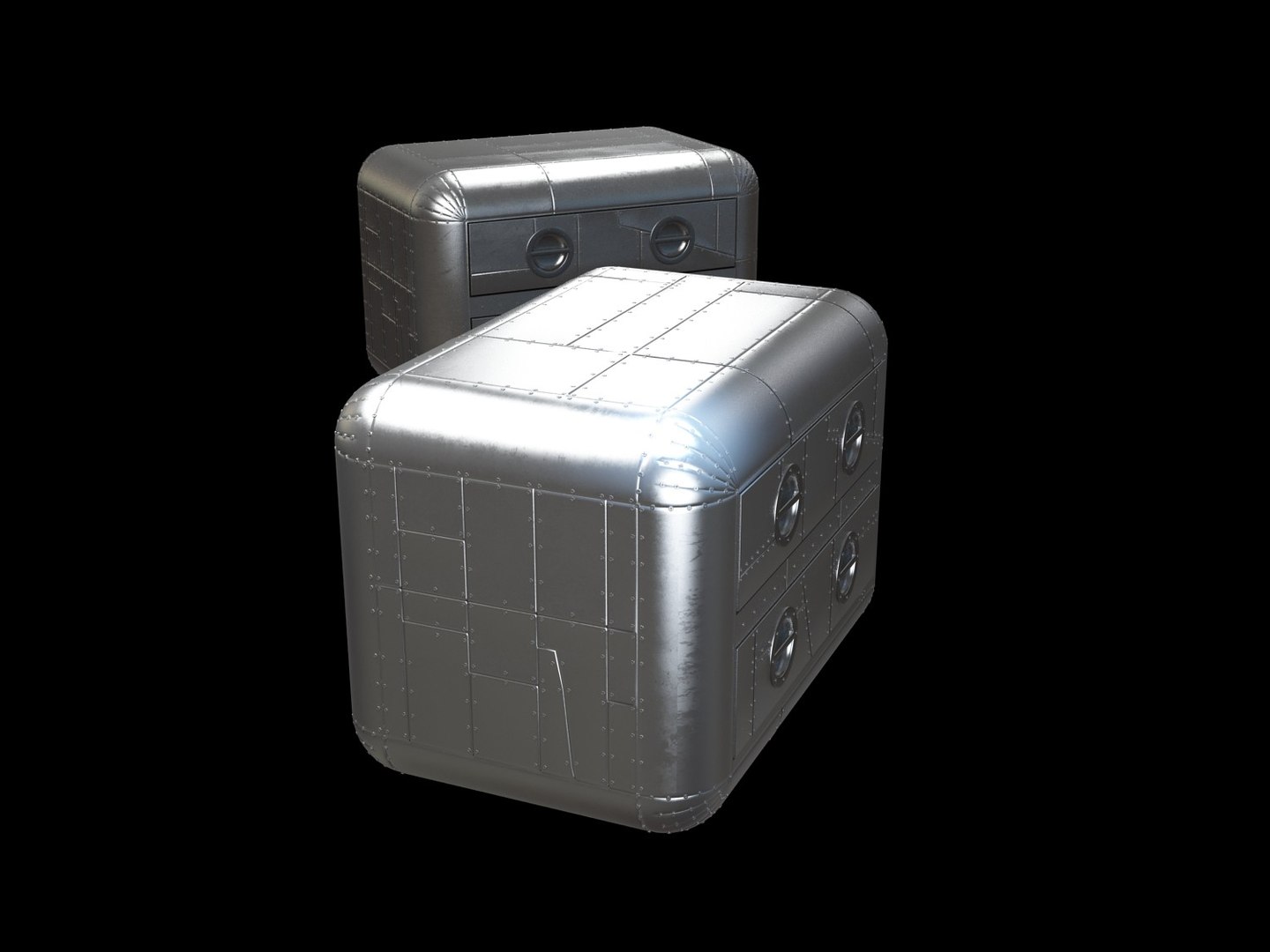 Blackhawk-40-chest 3d Model