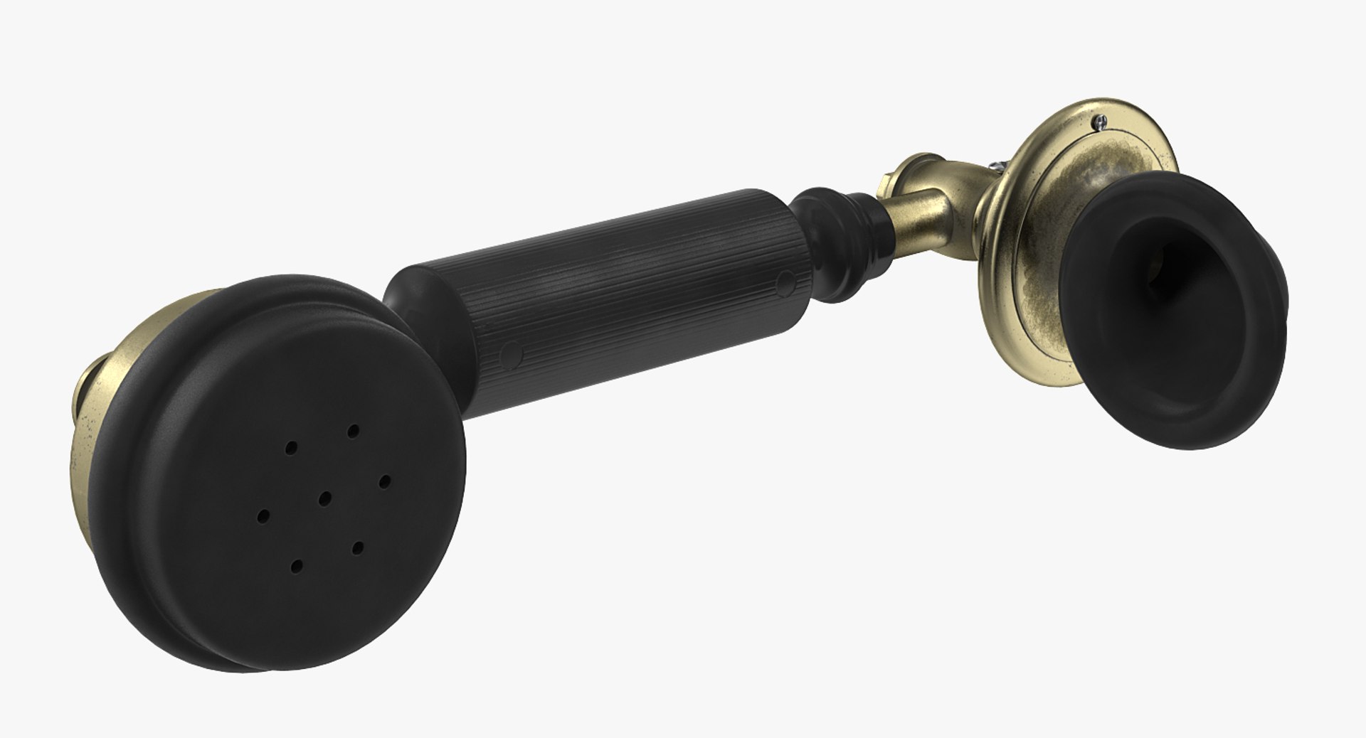 3D Retro Telephone Receiver Phones Model - TurboSquid 1380099