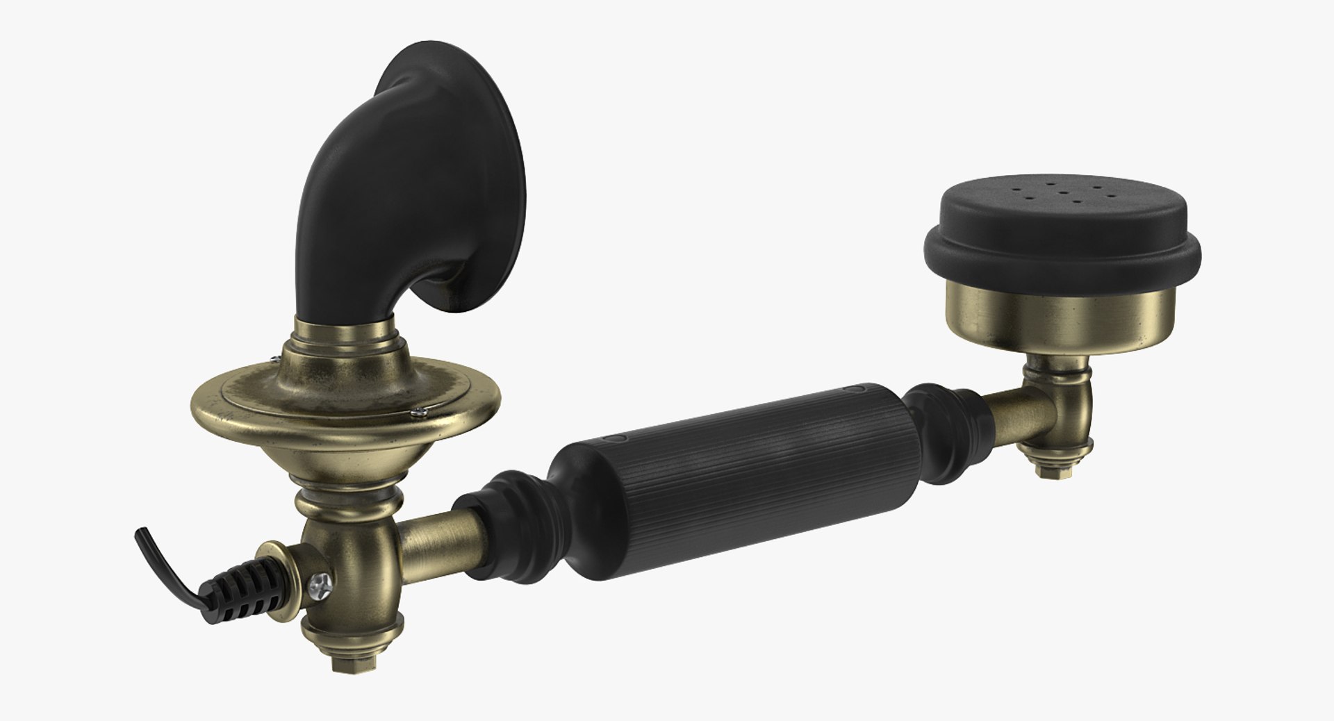 3D Retro Telephone Receiver Phones Model - TurboSquid 1380099