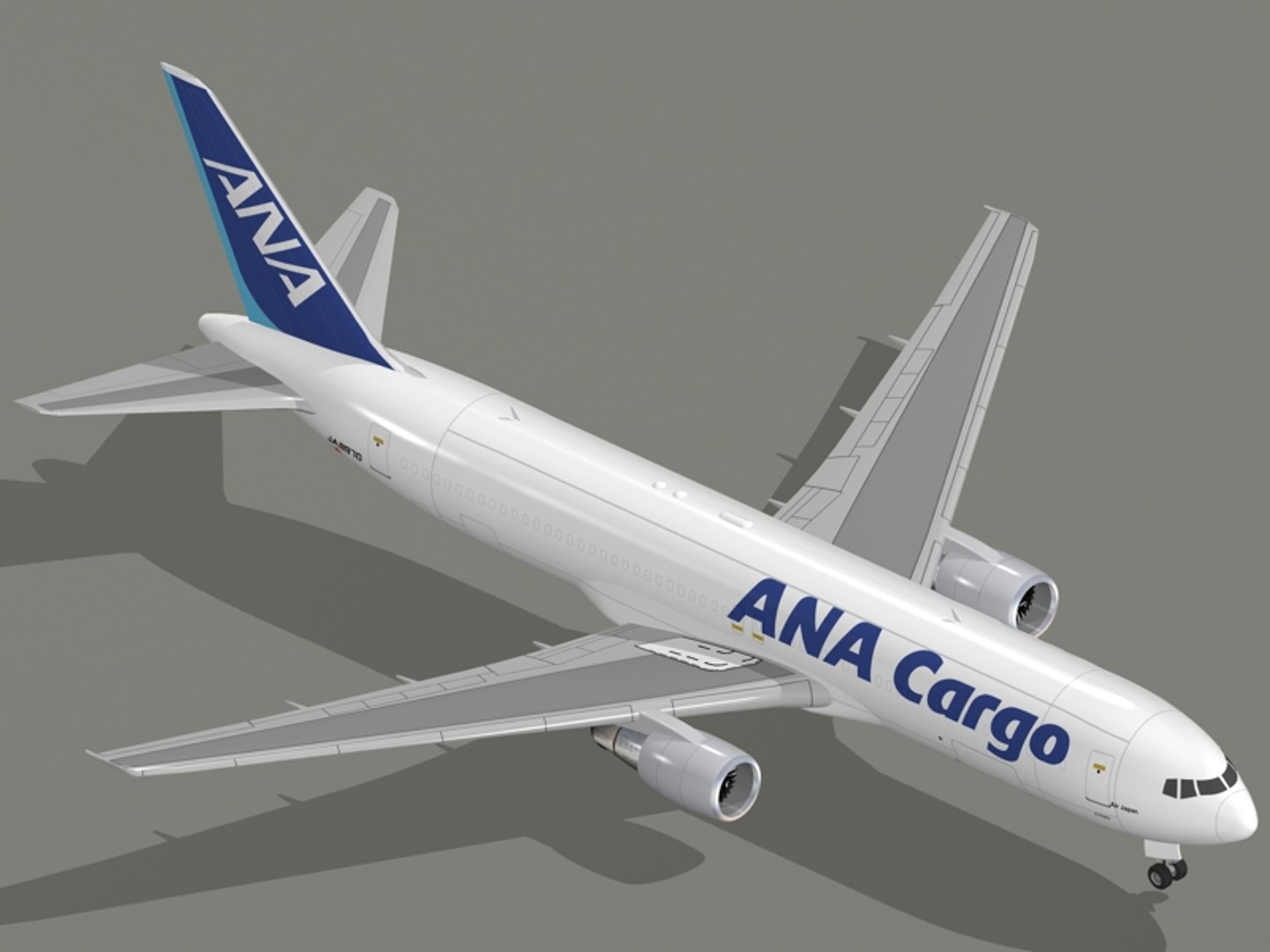 Boeing 767-300f Aircraft Nippon 3D Model - TurboSquid 1242162