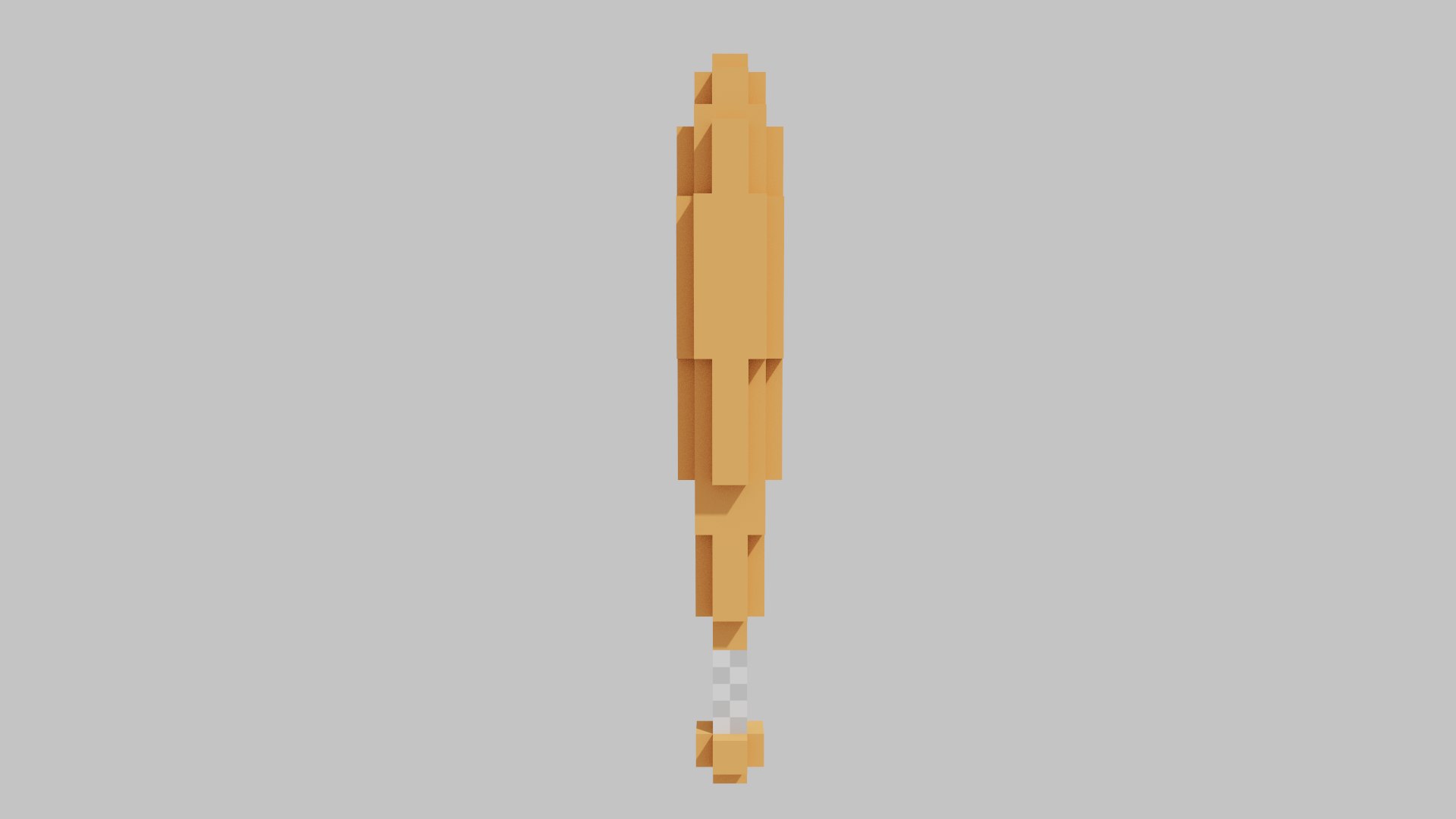 Voxel Baseball Bat 3D Model - TurboSquid 2055629