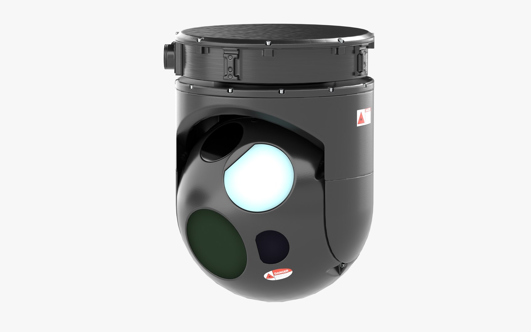 3D Model Wescam Mx 10 Black GameReady LODs Drone Camera - TurboSquid ...