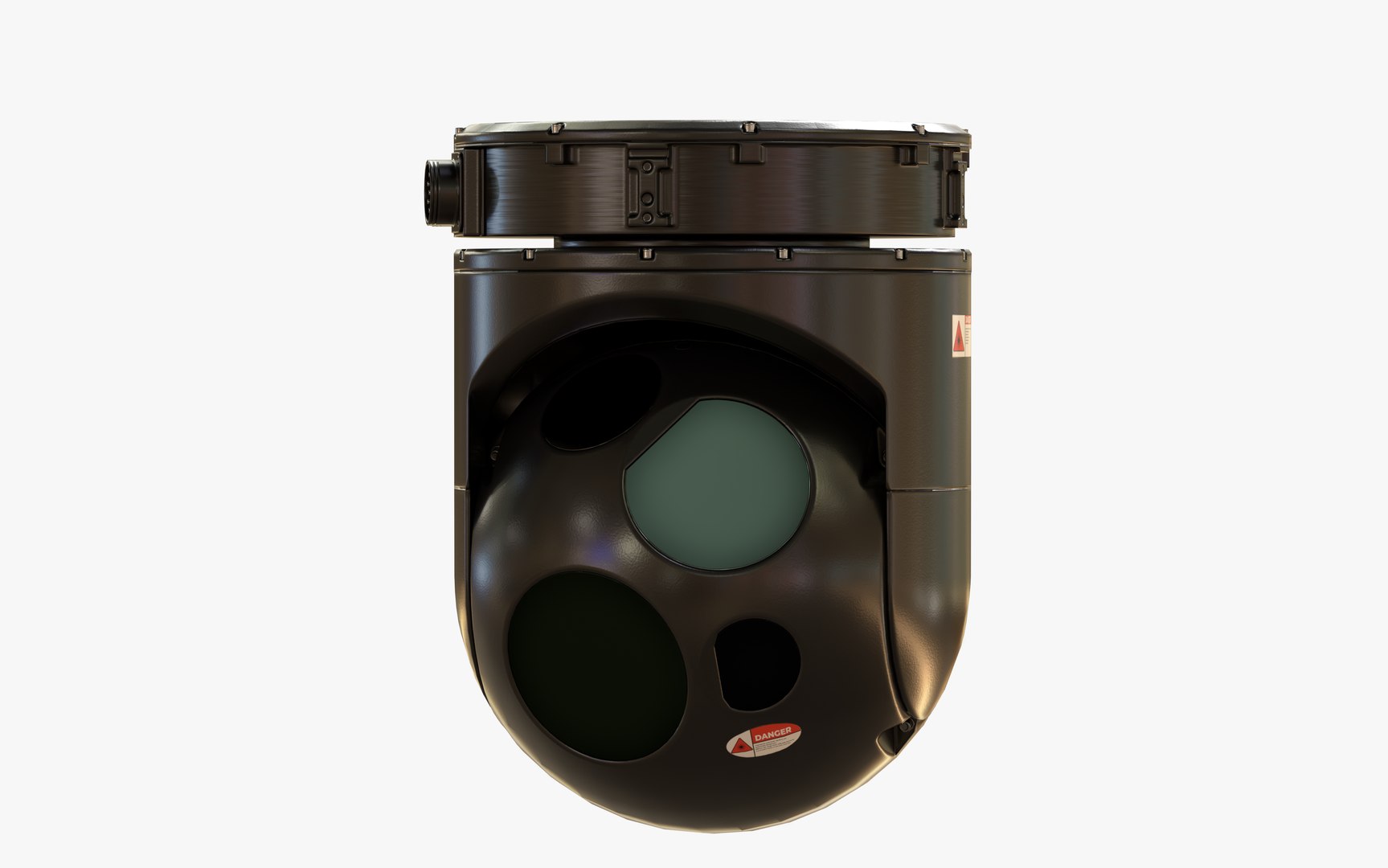 3D model Wescam mx 10 Black GameReady LODs Drone Camera - TurboSquid ...