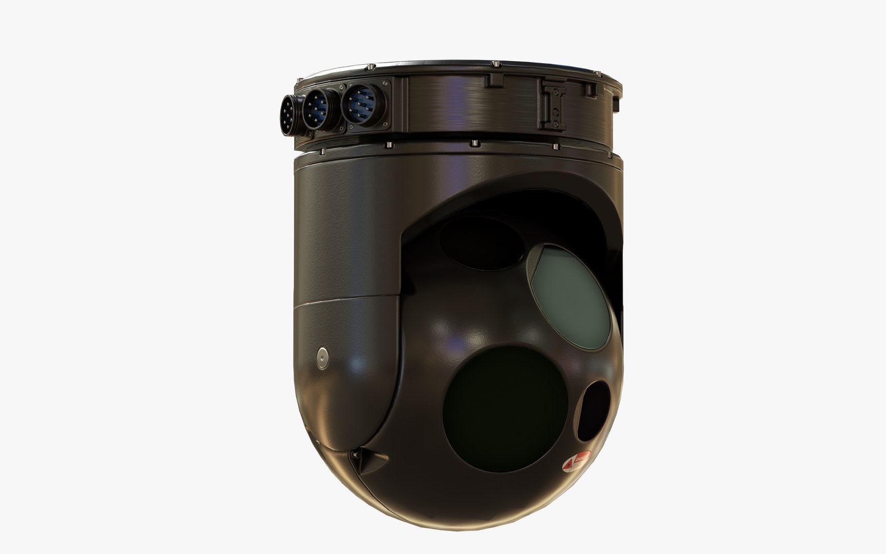 3D model Wescam mx 10 Black GameReady LODs Drone Camera - TurboSquid ...