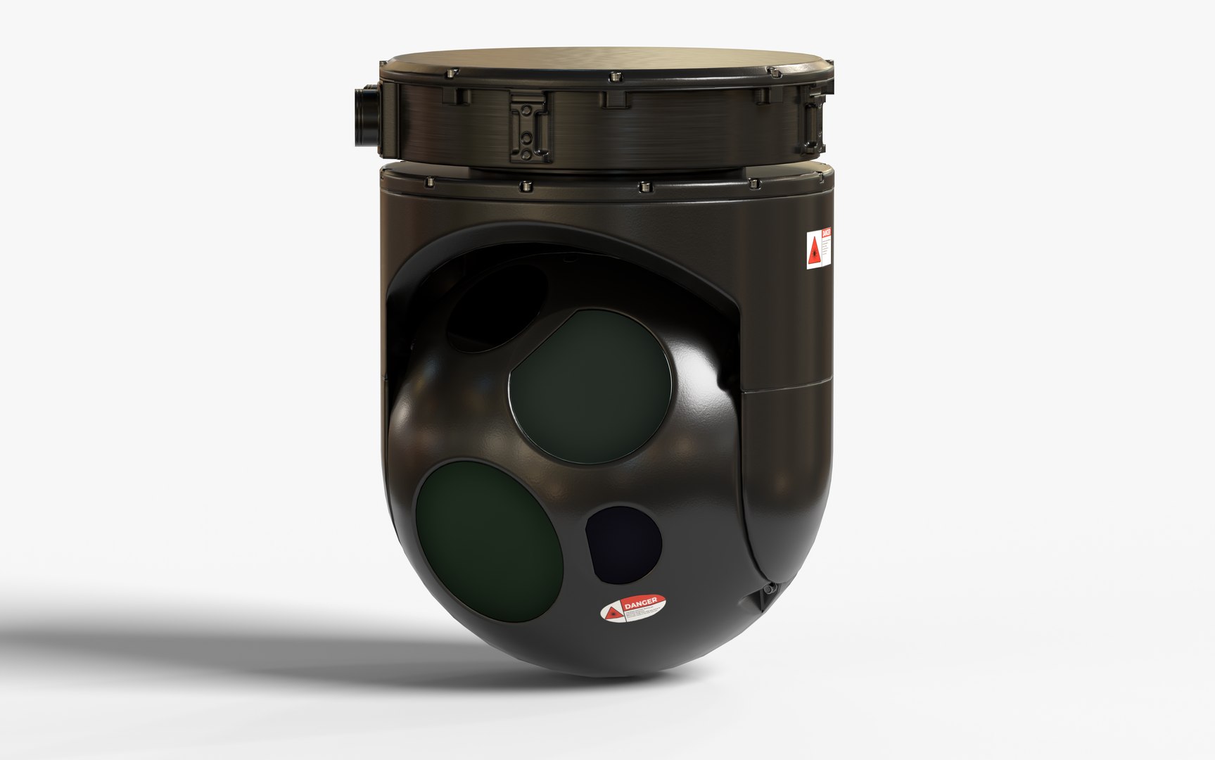 3D model Wescam mx 10 Black GameReady LODs Drone Camera - TurboSquid ...