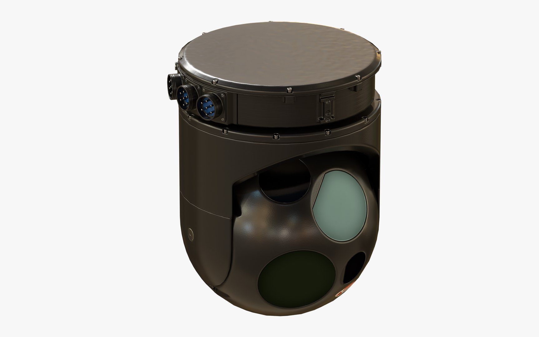 3D model Wescam mx 10 Black GameReady LODs Drone Camera - TurboSquid ...