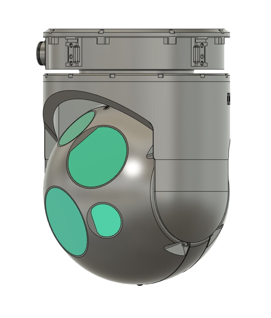 3D Model Wescam Mx 10 Black GameReady LODs Drone Camera - TurboSquid ...