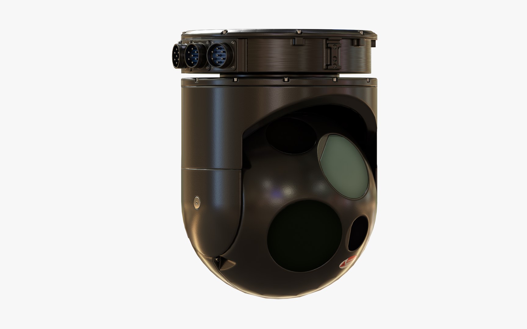 3D model Wescam mx 10 Black GameReady LODs Drone Camera - TurboSquid ...