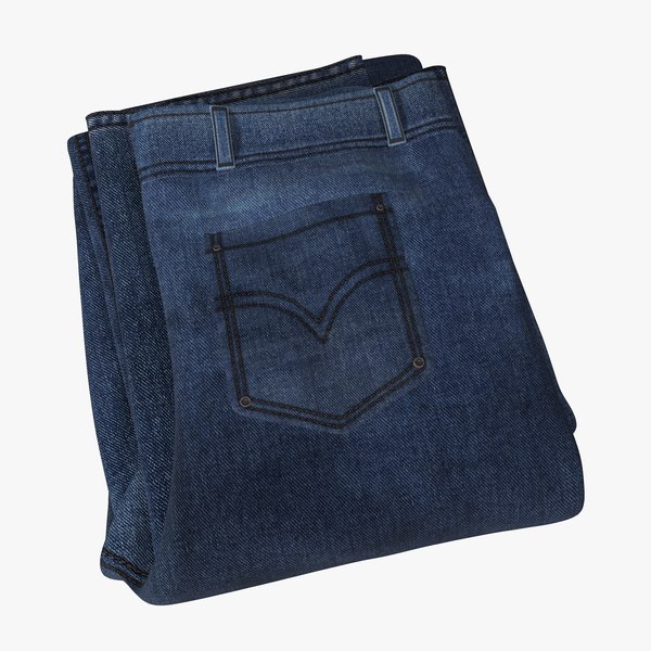 modelo 3d Jeans doblados 2 - TurboSquid 1010294