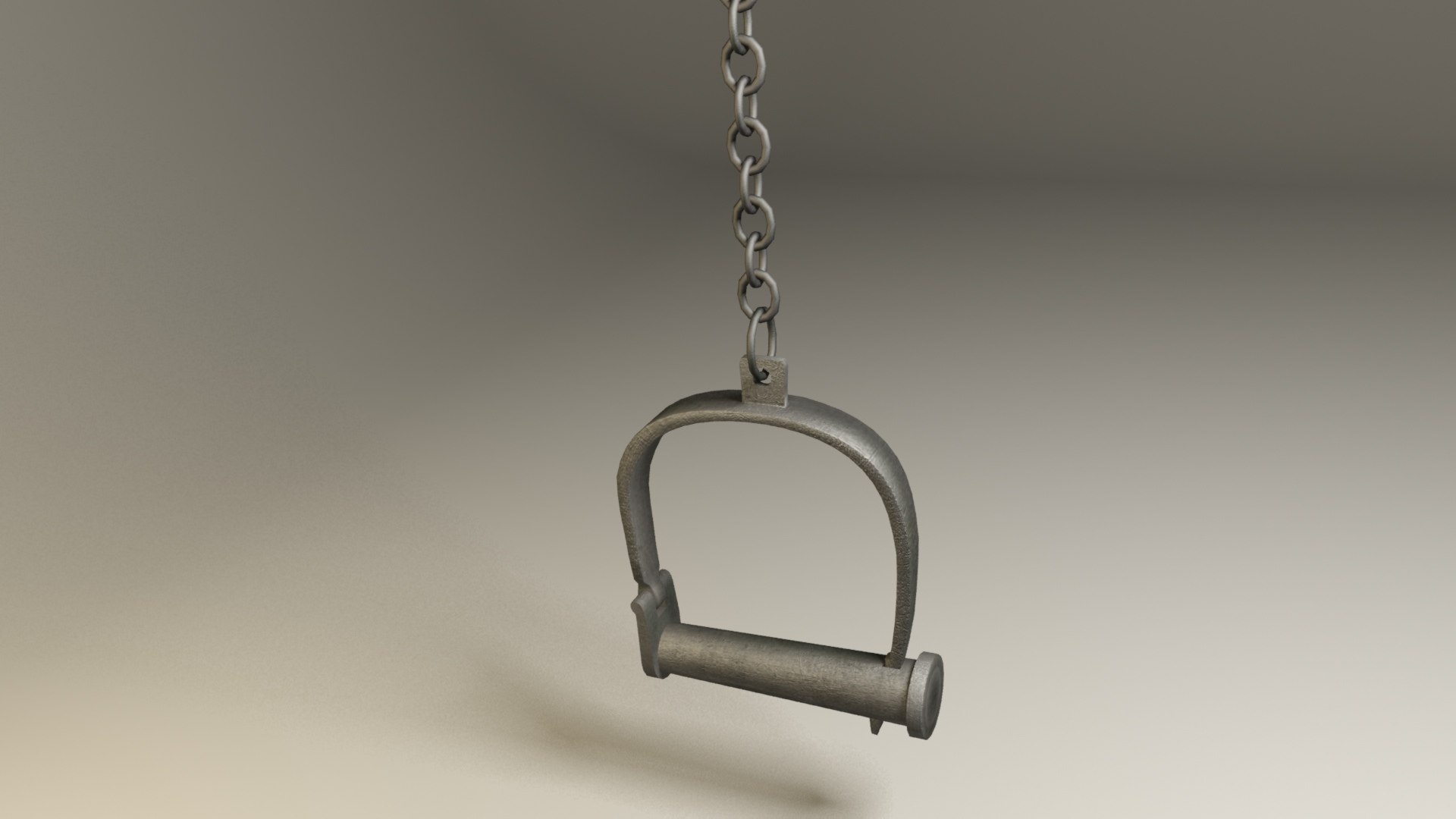 3D Pirate Handcuffs With Chain - TurboSquid 1748271