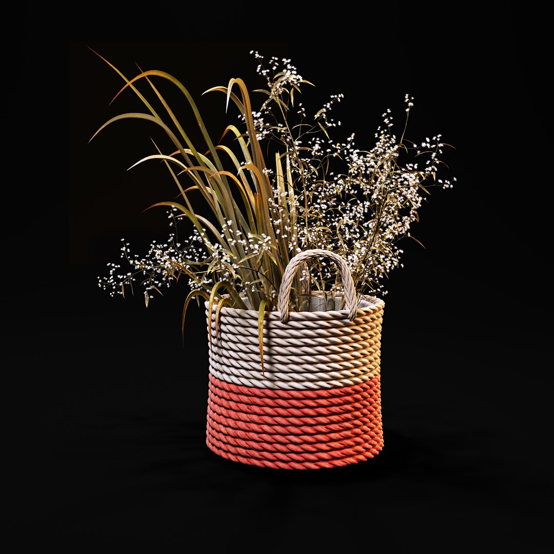 Knitted Field Plants 3D Model - TurboSquid 1409630